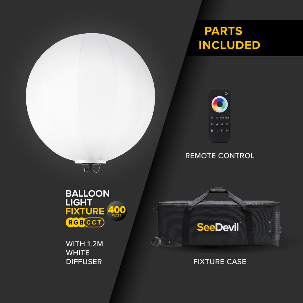 G3 400 Watt RGB+CCT Balloon Light Fixture